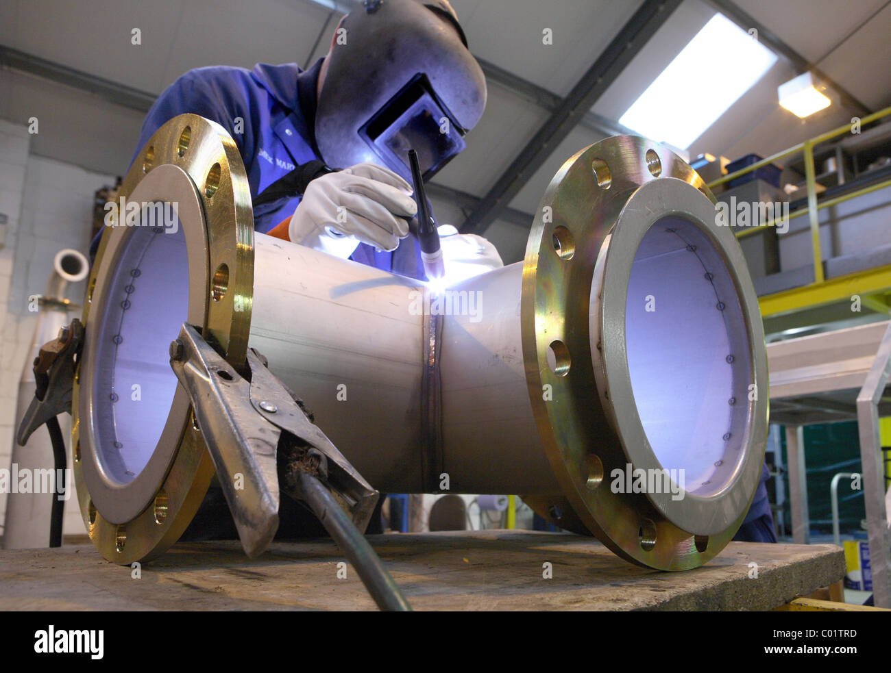 Tig welder pipe industrial hi-res stock photography and images - Alamy