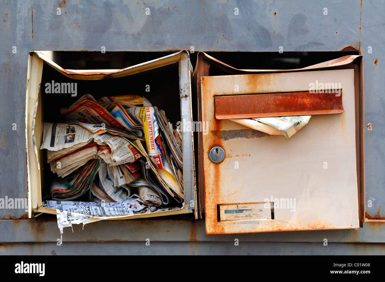 Mailboxes france hi-res stock photography and images - Alamy