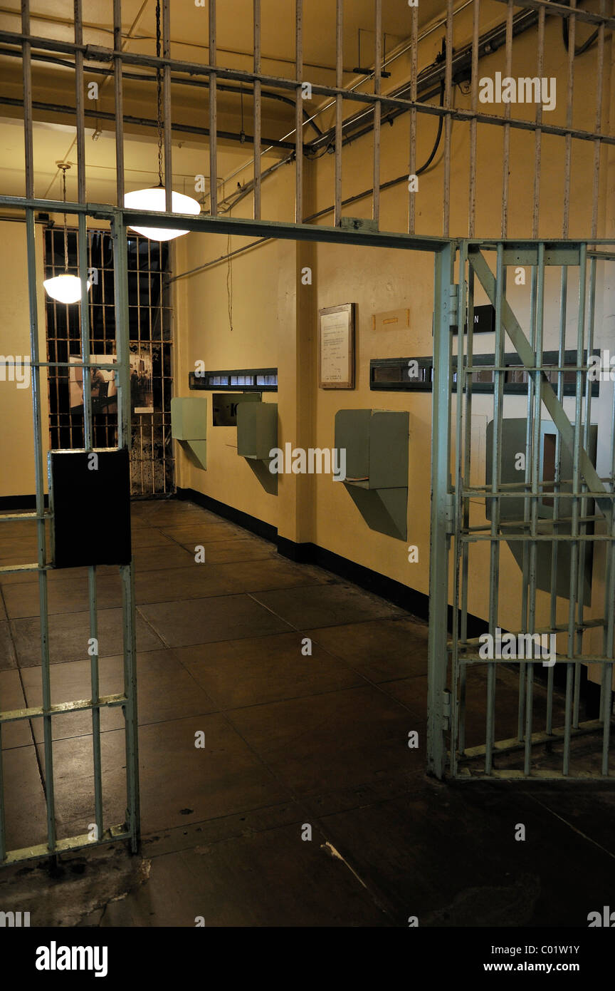 Intercom for prisoners and their visitors in the prison, Alcatraz ...