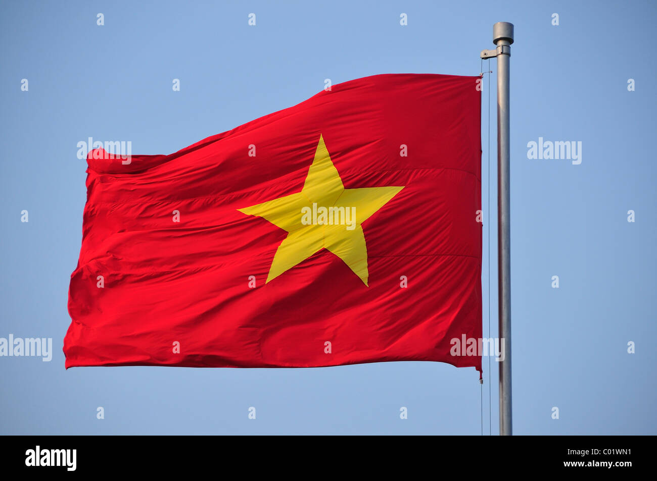 Vietnamese national flag Stock Photo - Alamy