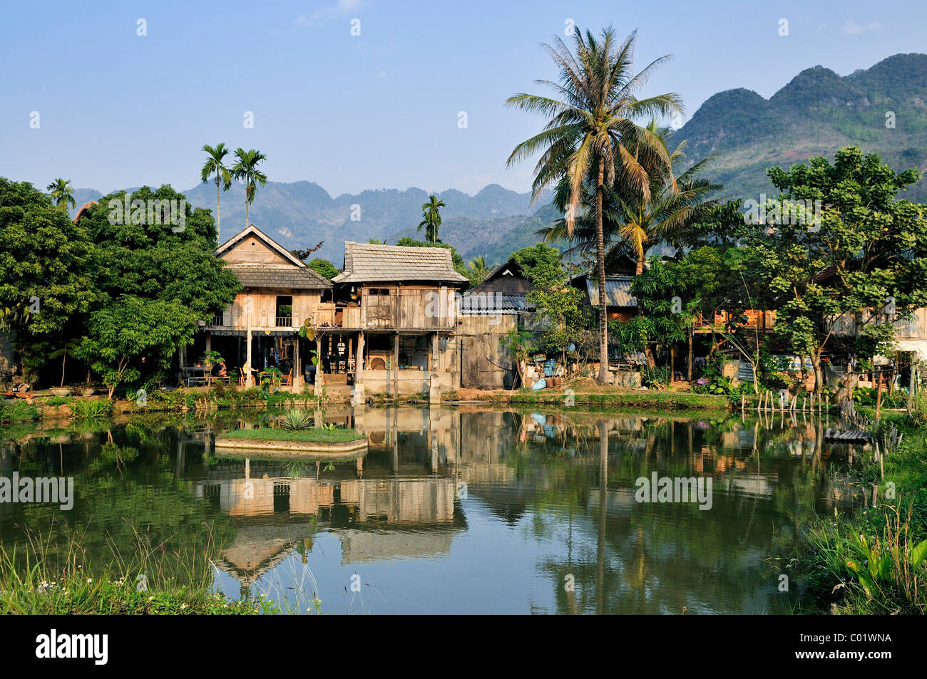 Mai chau stilt house hi-res stock photography and images - Alamy