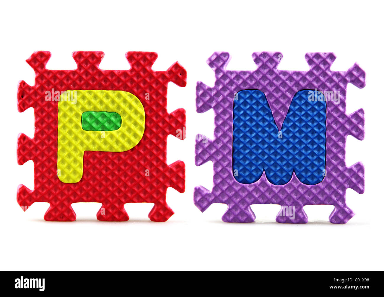 Alphabet puzzle pieces Stock Photo - Alamy