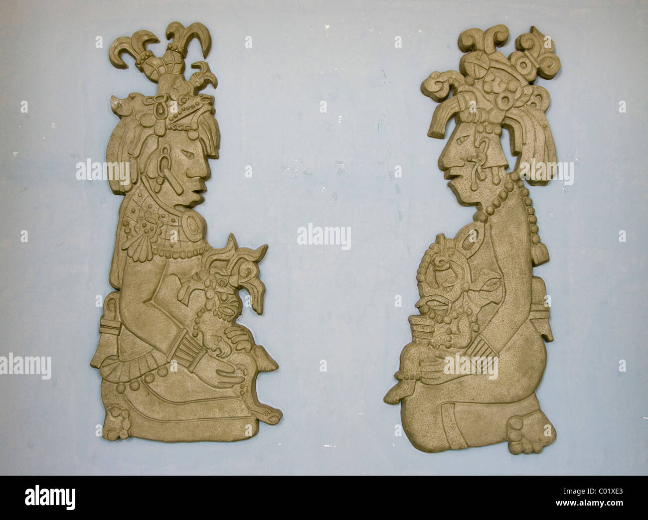 Guatemala. Santa Cruz del Quiché. Maya-Quiché cultural center Popol Ja ...