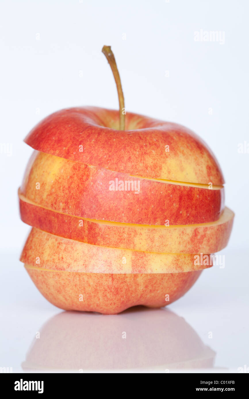 Apple isolated on white Stock Photo - Alamy