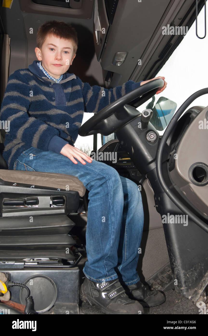 Inside A Hgv Cab Uk