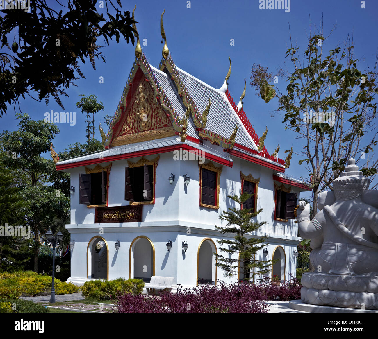 Thailand temple. Small side temple at Wat Huay Mongkol Hua Hin Thailand ...