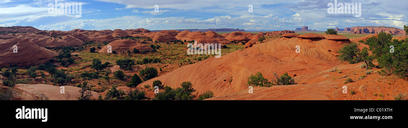 Panoramic views of the Mystery Valley, Arizona, USA, North America ...
