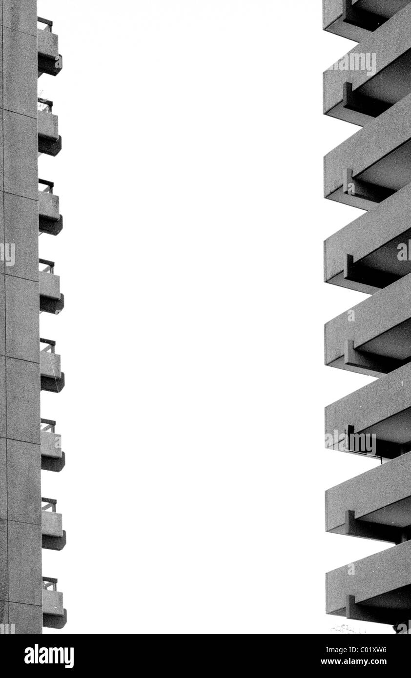 Story buildings Black and White Stock Photos & Images - Alamy