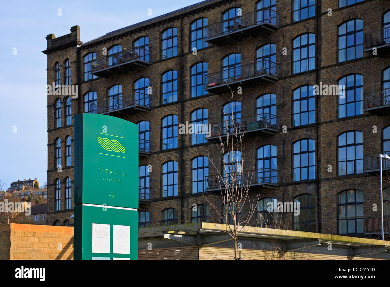 Titanic Spa, former textile mill at Linthwaite, Huddersfield, West ...