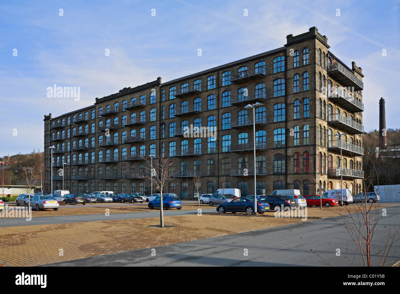 Titanic Spa, former textile mill at Linthwaite, Huddersfield, West ...