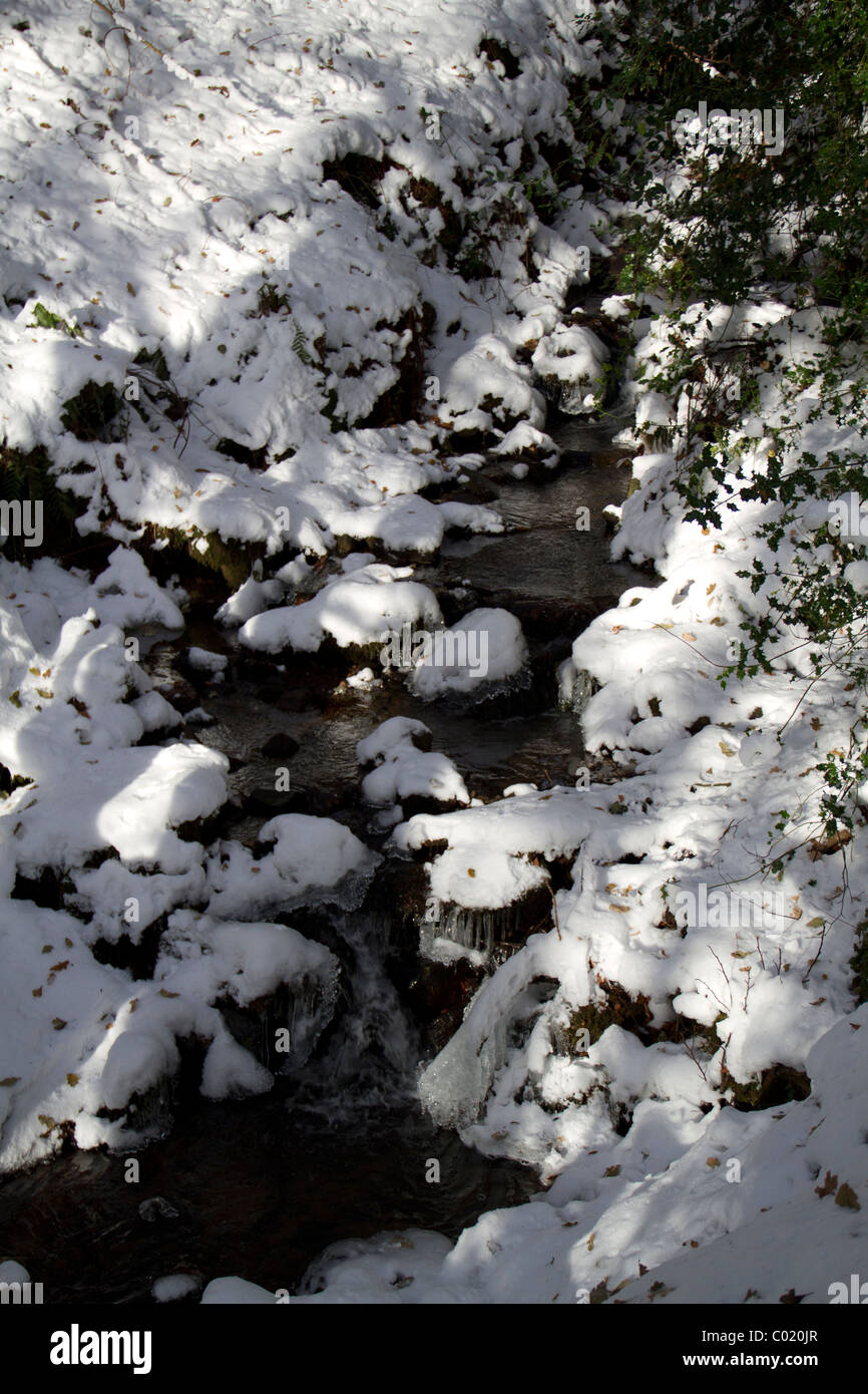 Snowy stream hi-res stock photography and images - Alamy