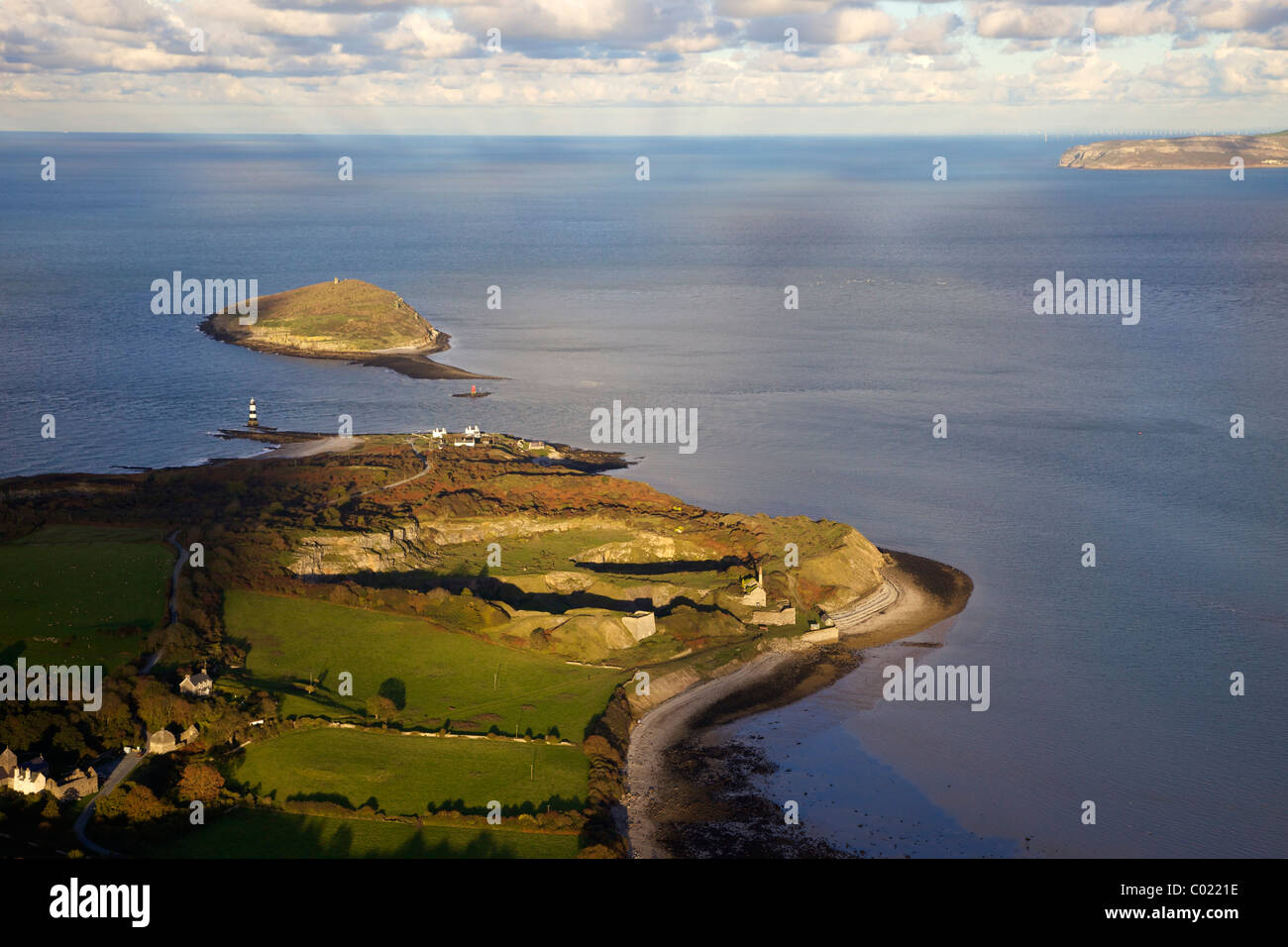Menai strait aerial hi-res stock photography and images - Alamy