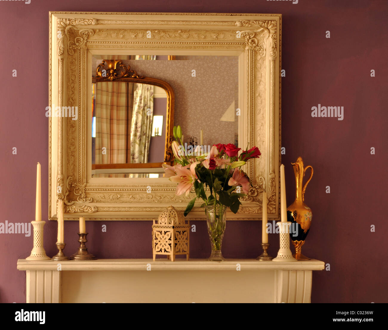 Mirrors, regency, interior, decoration Stock Photo - Alamy