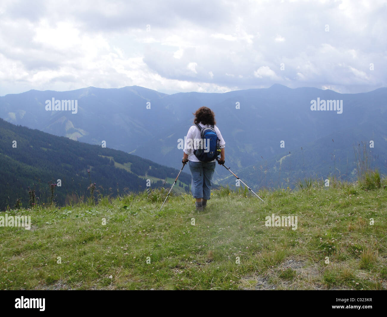 Walking poles hi-res stock photography and images - Alamy