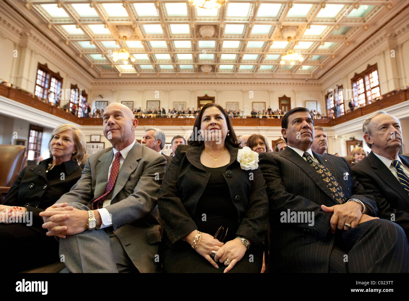 Texas state senators Florence Shapiro, John Whitmire, Leticia Van de ...