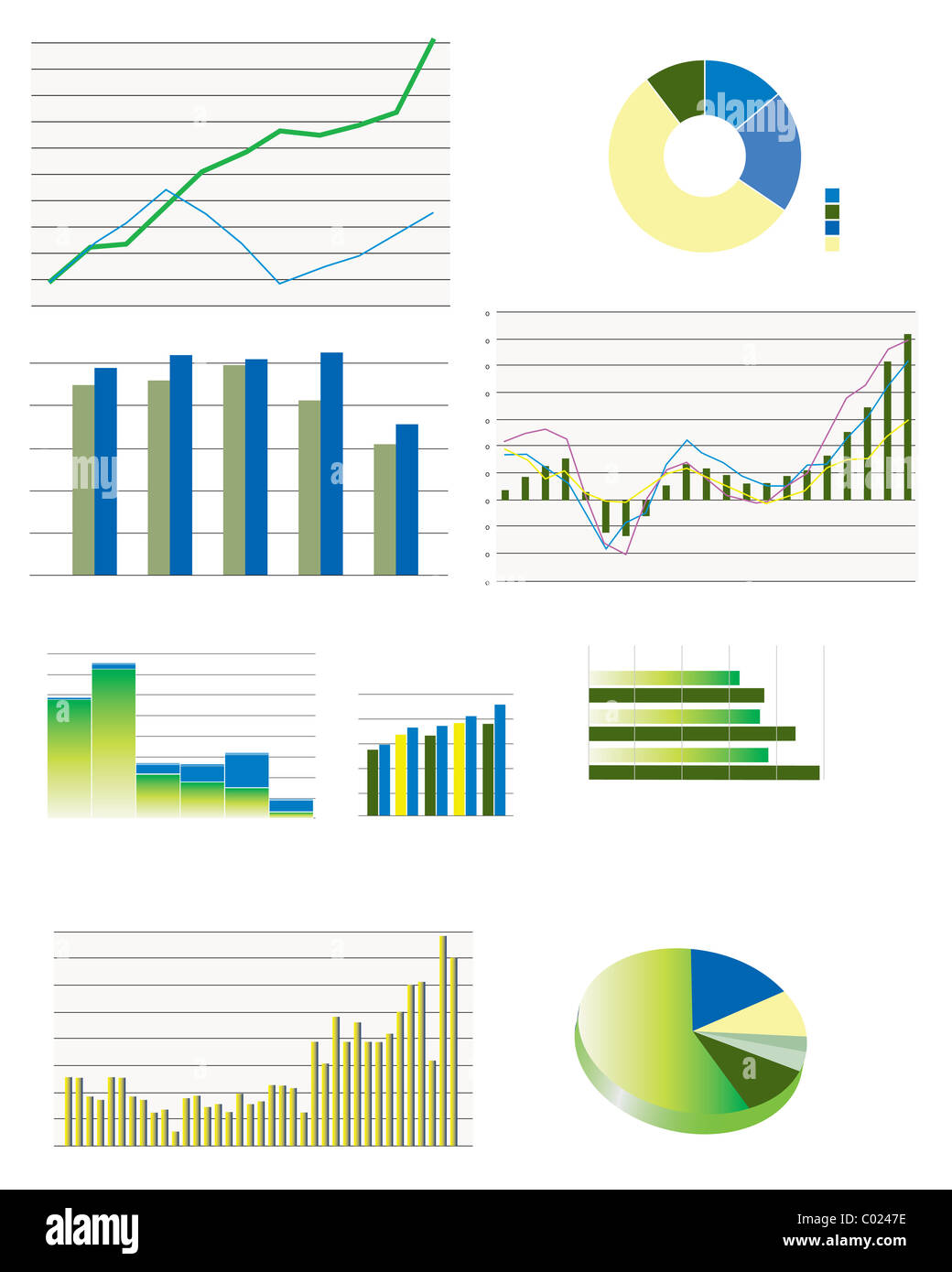 Graph showing increase Cut Out Stock Images & Pictures - Alamy