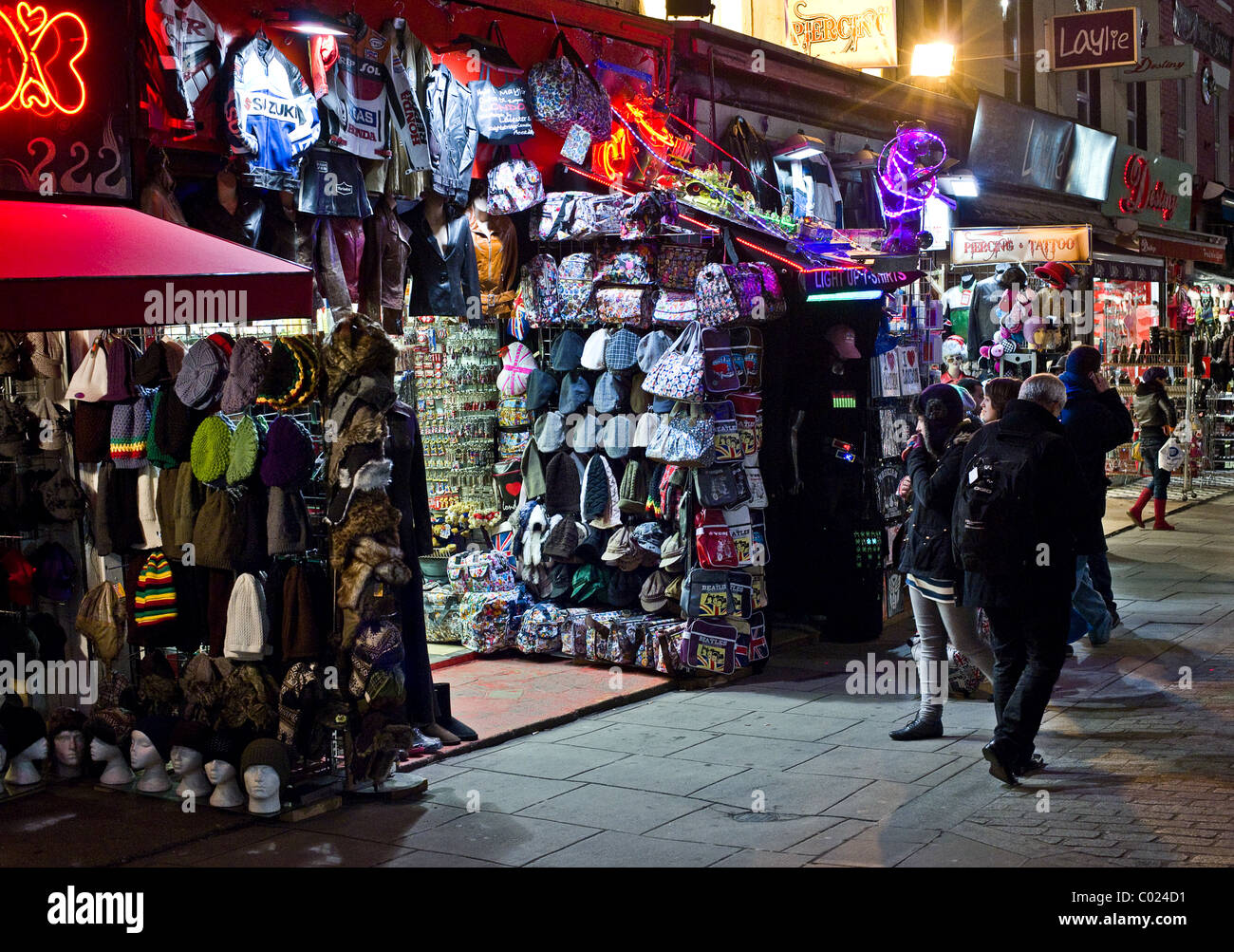 Camden High street at night Stock Photo - Alamy