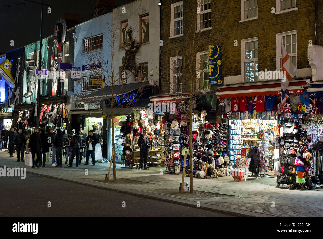 Camden High street at night Stock Photo - Alamy