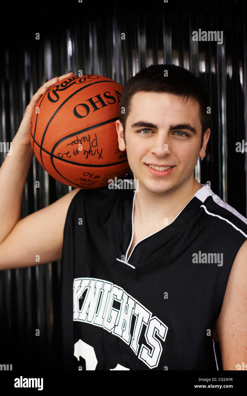 A teenage boy high school senior Stock Photo - Alamy