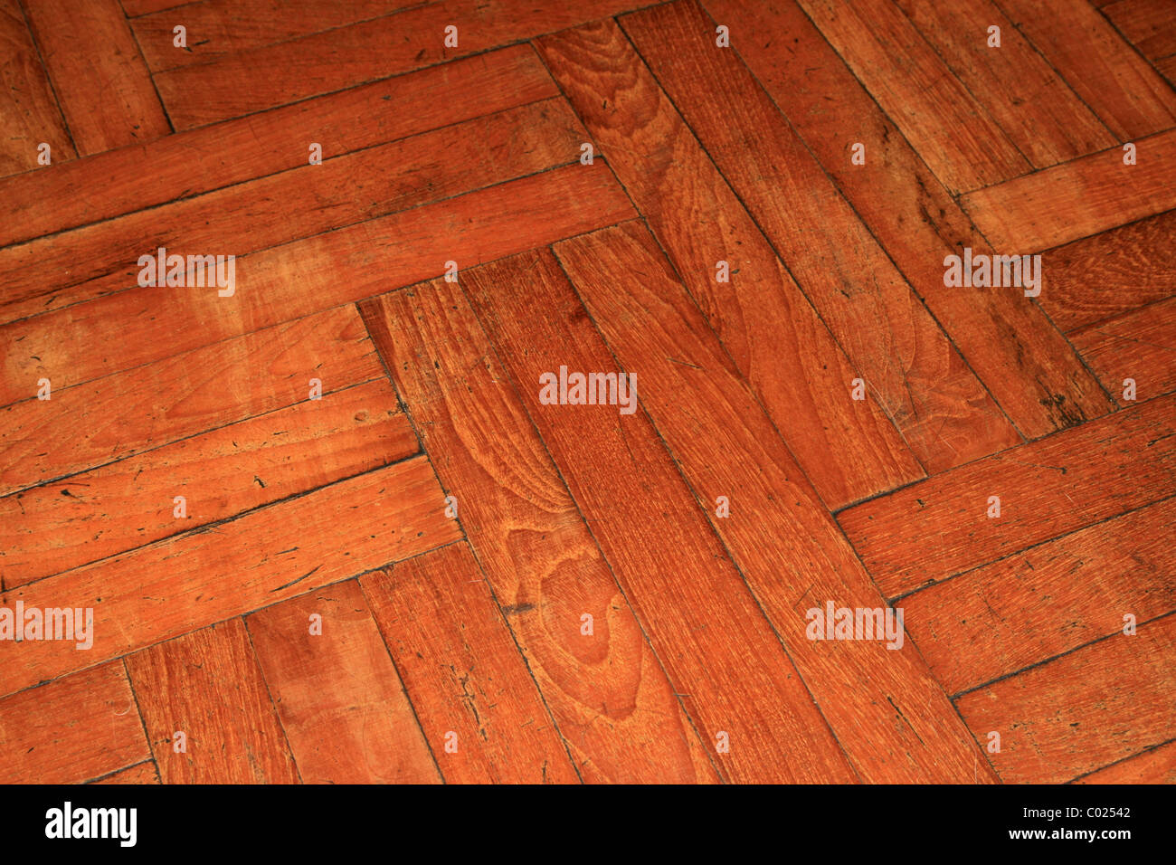 Old scratched parquet flooring hi-res stock photography and images - Alamy