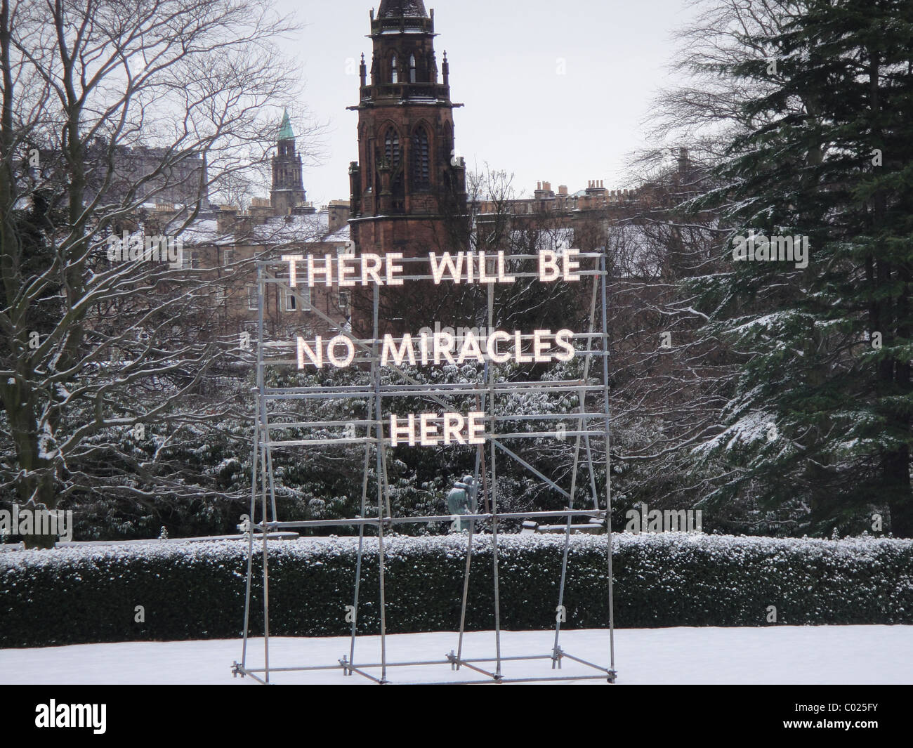 There will be no miracles here hi-res stock photography and images - Alamy