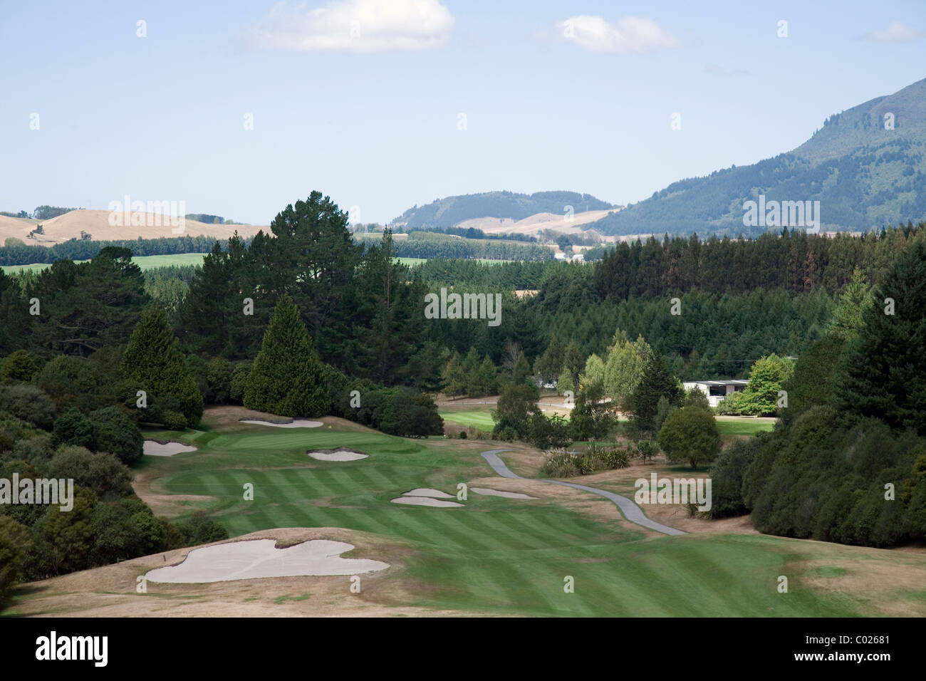 Wairakei International Golf Course, Taupo, New Zealand Stock Photo - Alamy