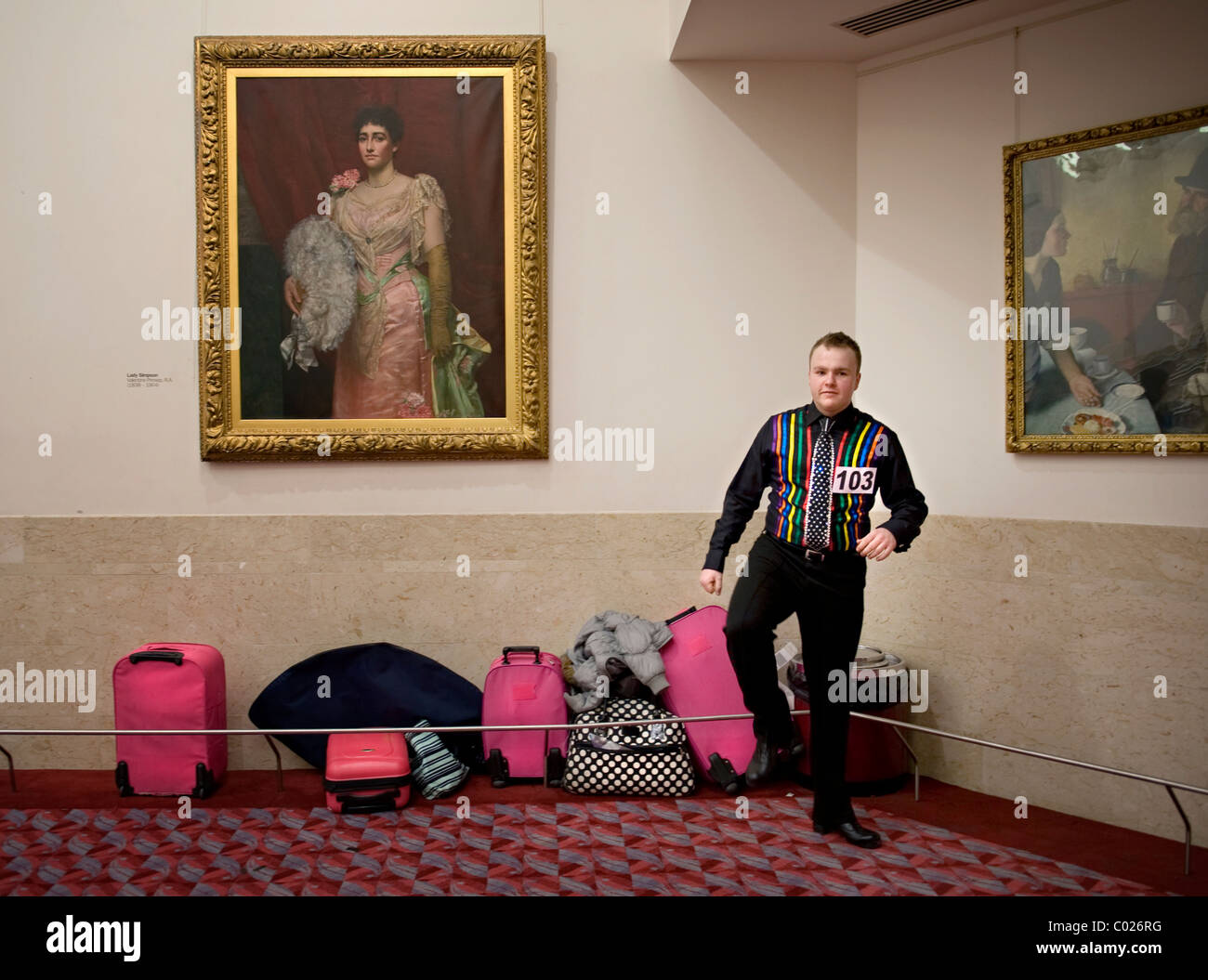 Male Irish dancer prepares for mens senior competition 2010 World Irish ...