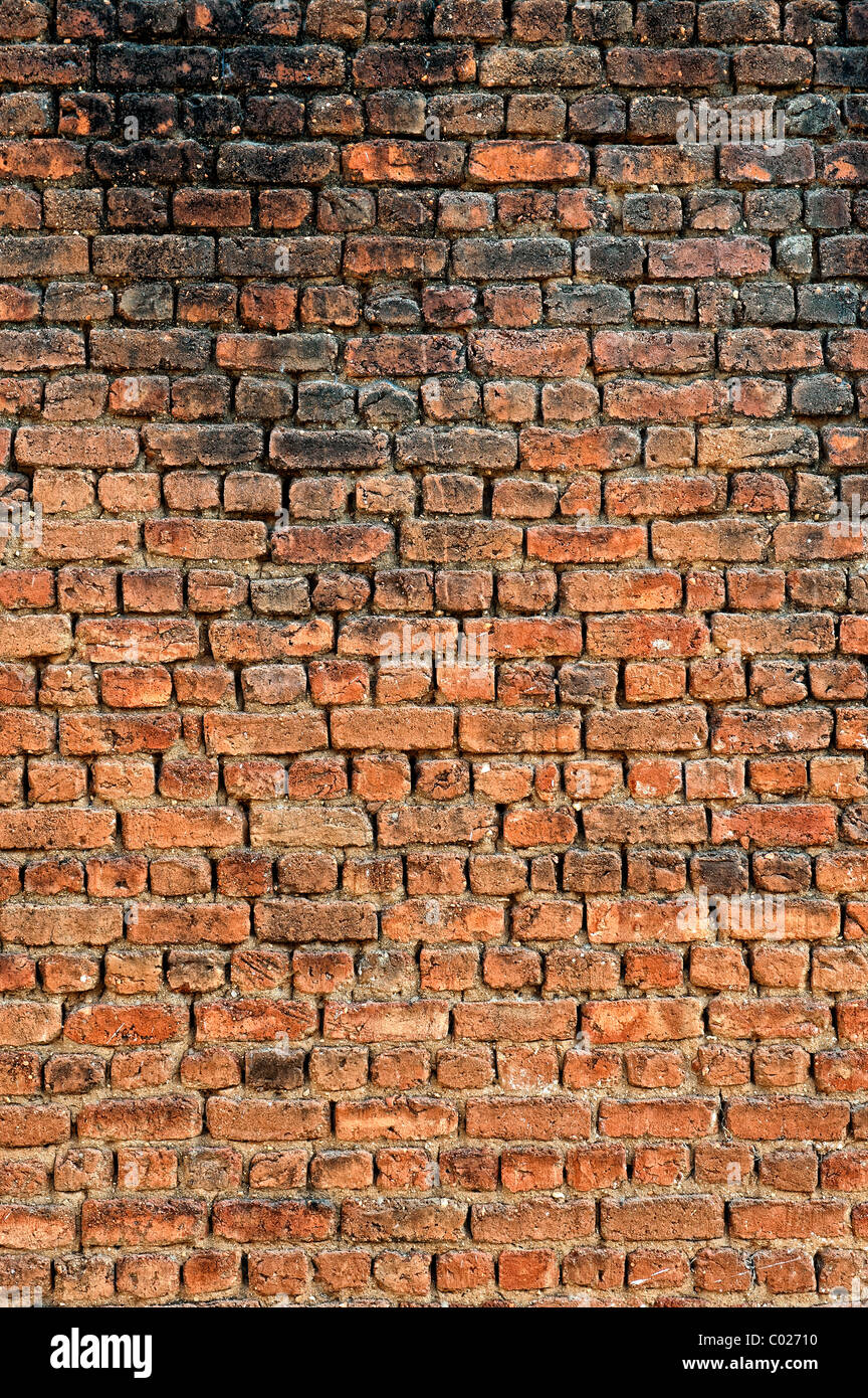 Indian brick wall pattern. Andhra Pradesh, India Stock Photo - Alamy
