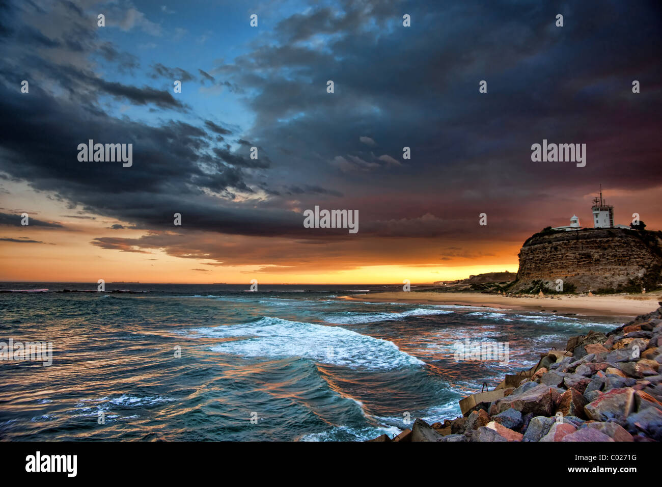 Newcastle lighthouse hi-res stock photography and images - Alamy