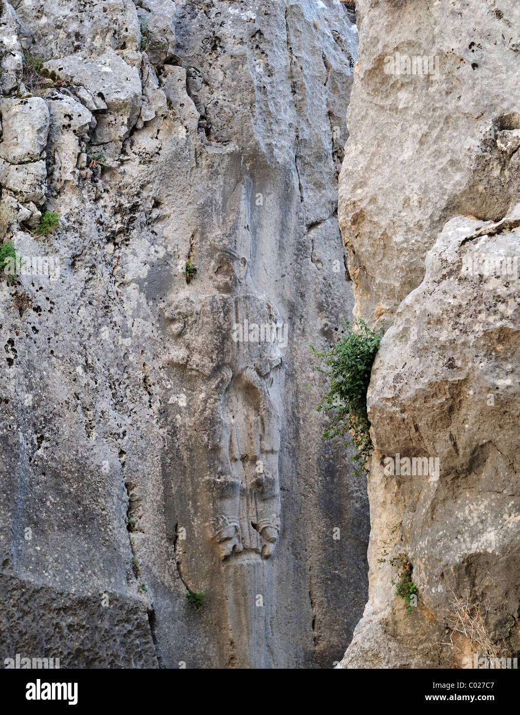 Sword god, Chamber B, Yazilikaya, Turkey 101003 38777 Stock Photo - Alamy