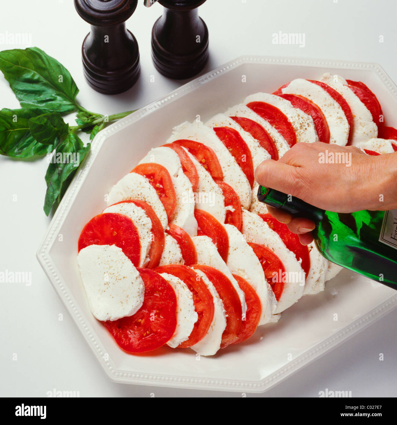 fresh Caprese salad Stock Photo - Alamy