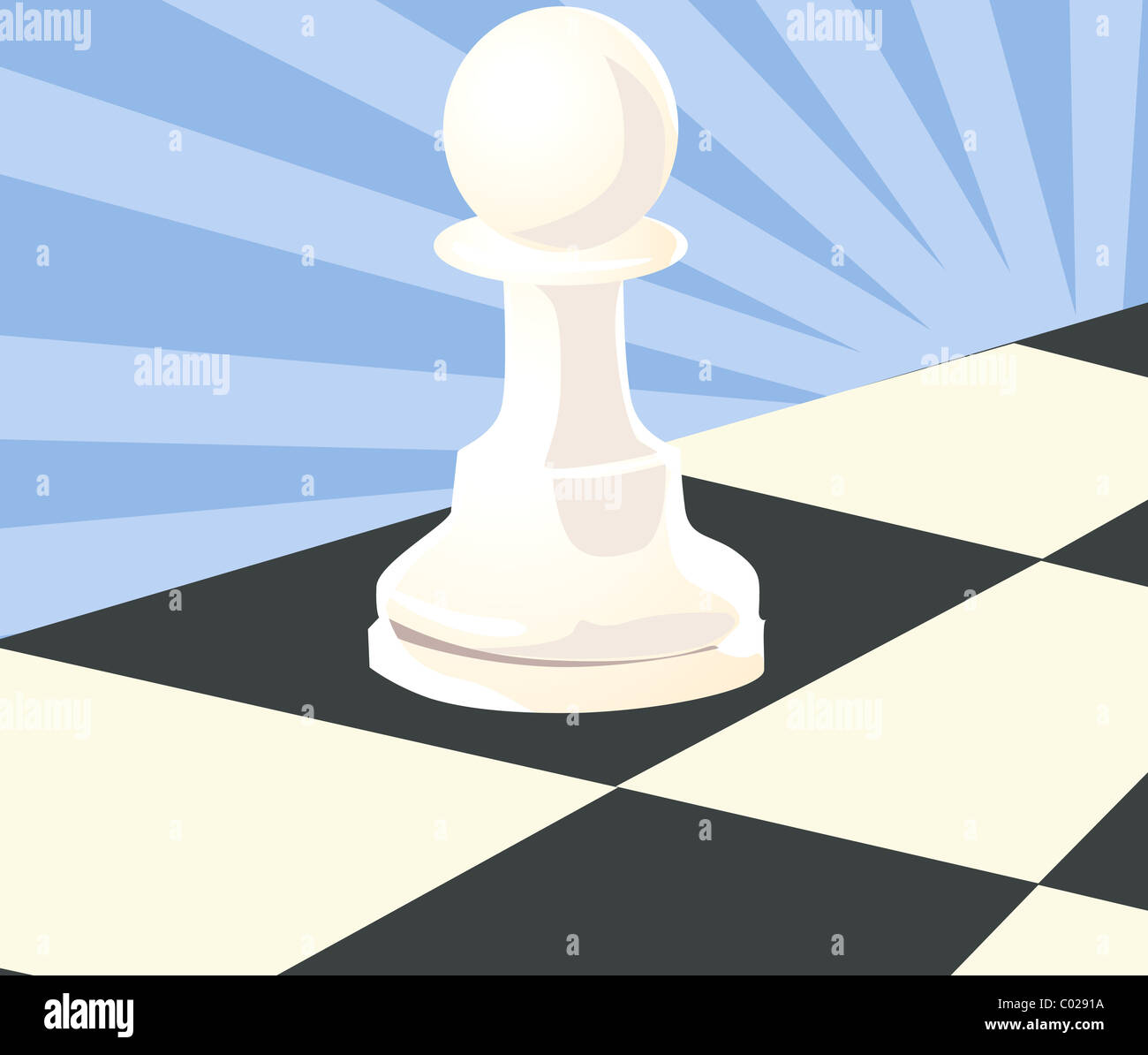 Chess pawn illustration hi-res stock photography and images - Alamy