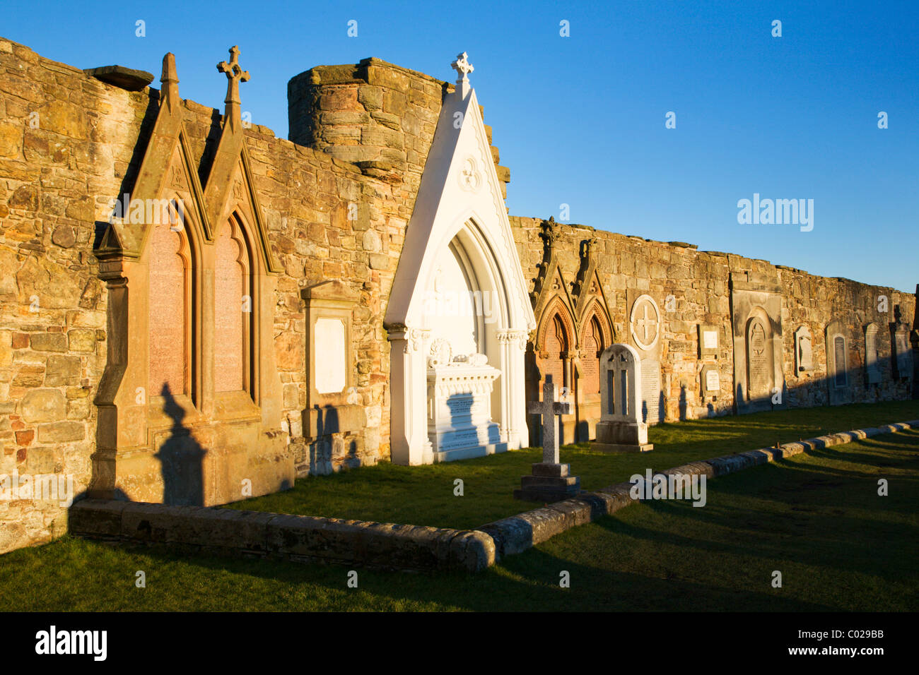 The Cathedral Graveyard St Andrews Fife Scotland Stock Photo - Alamy