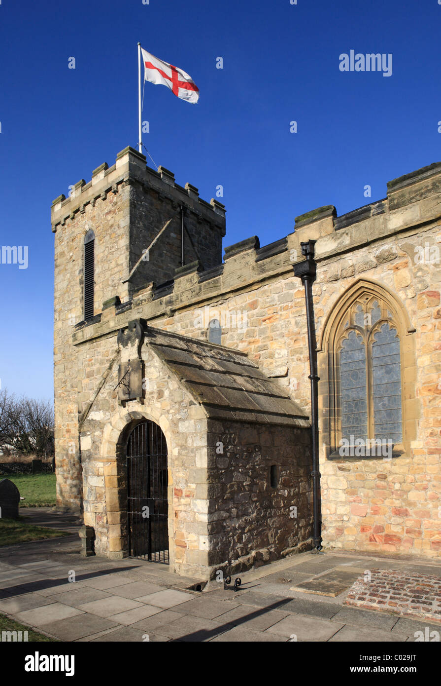 The church of St Mary the Virgin, Old Seaham, north east England, UK ...
