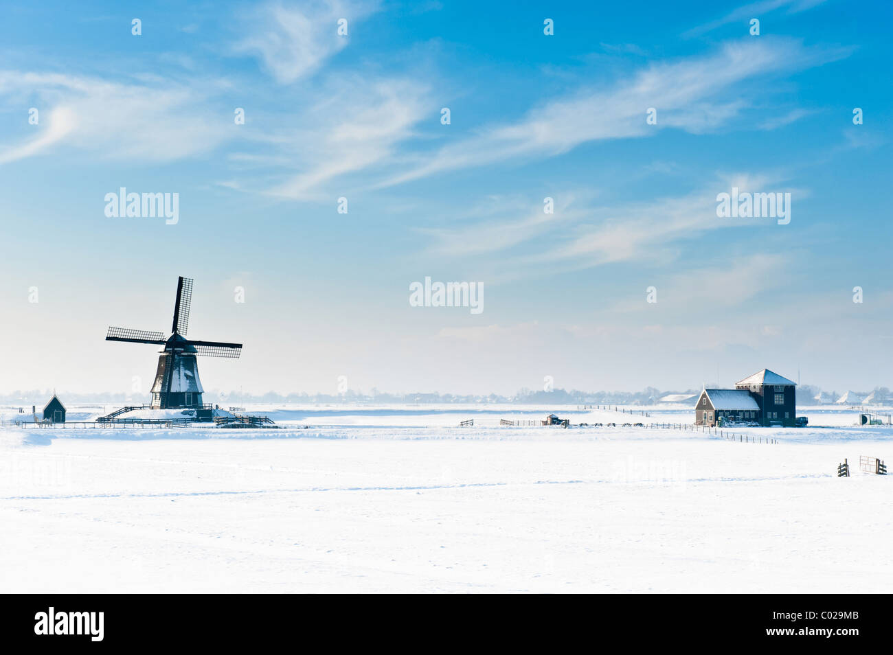 Dutch ice windmill building hi-res stock photography and images - Alamy