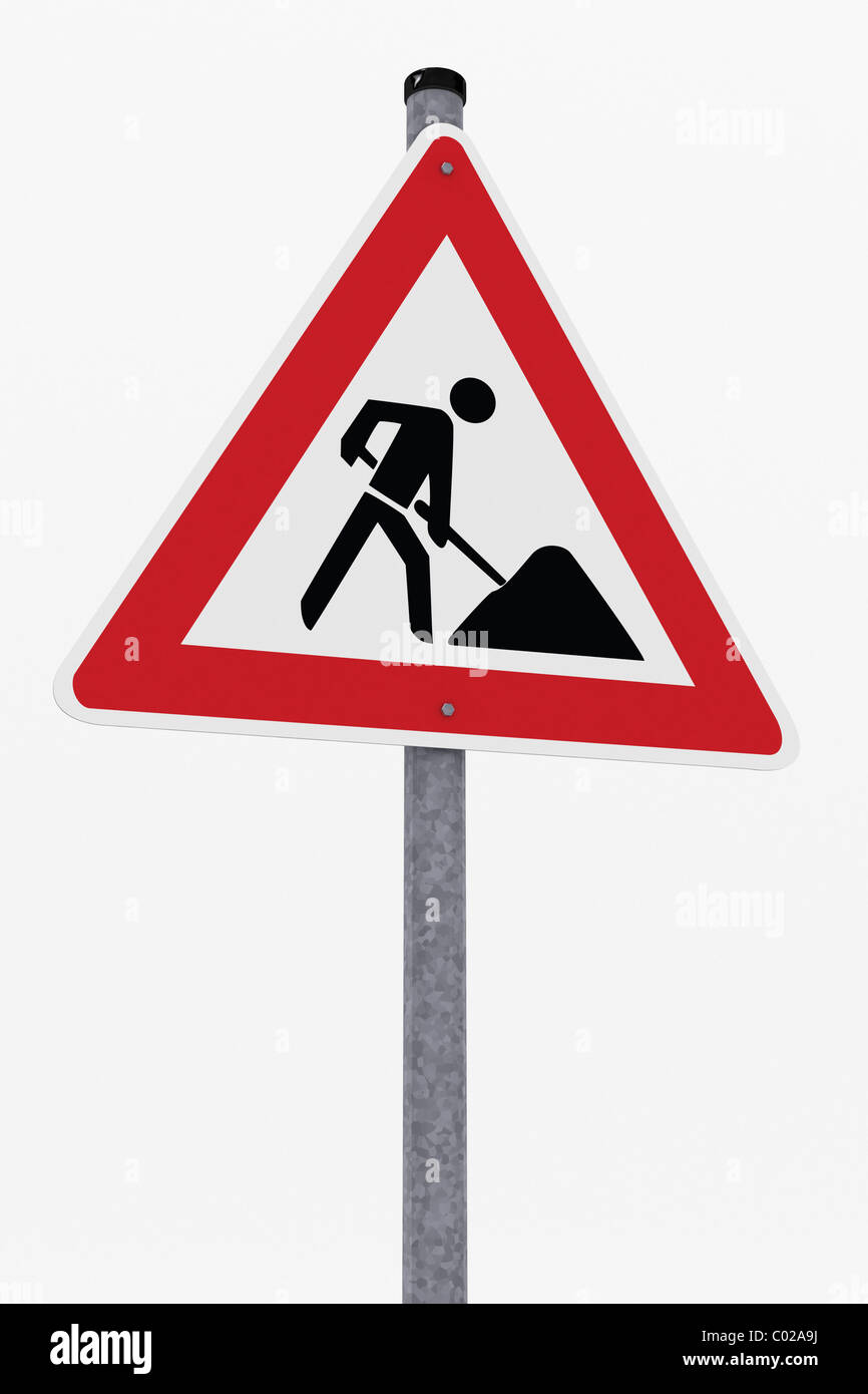 Construction site warning pictograms hi-res stock photography and ...
