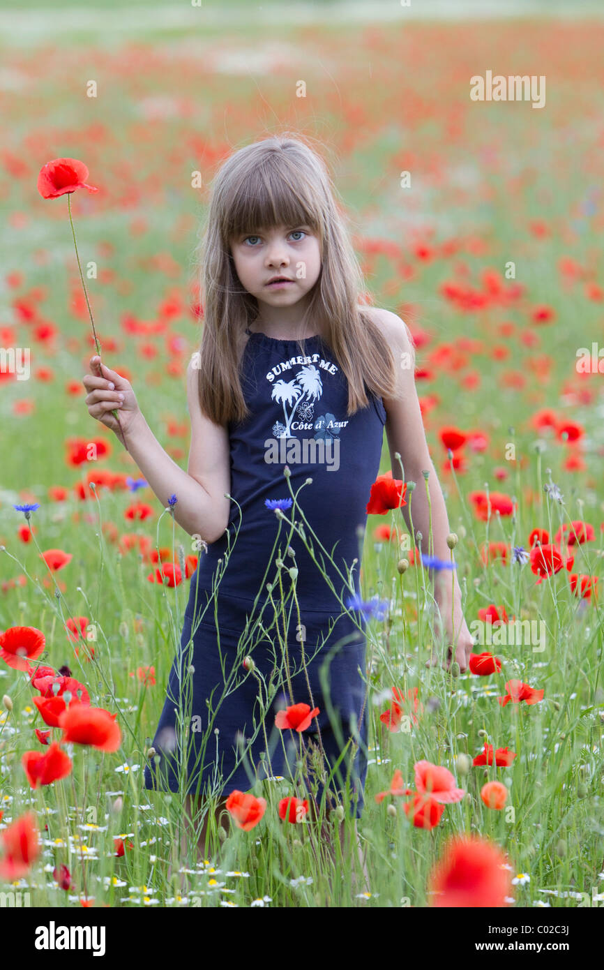 Poppies In England Girls