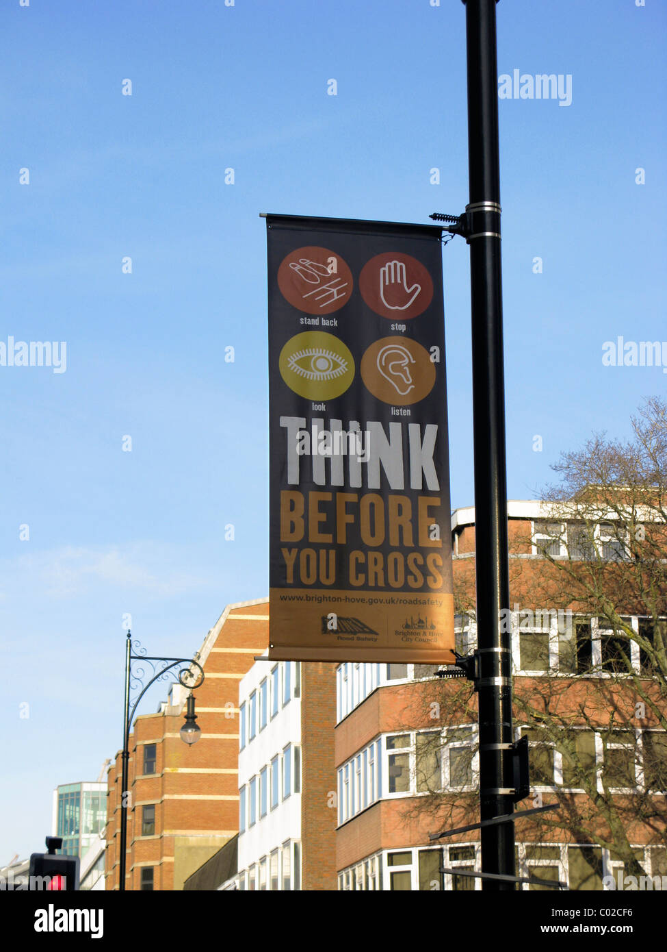 Pedestrian crossing sign cross road safe safety hi-res stock ...