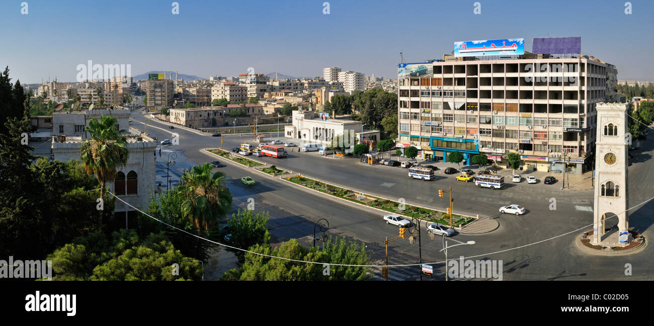 Downtown, city center of Hama, Syria, Middle East, West Asia Stock ...
