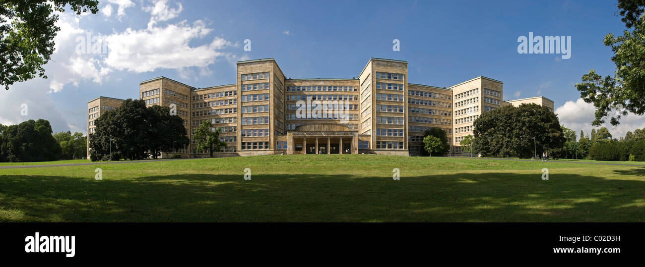 Panorama of the Johann Wolfgang Goethe University, former IG Farben ...