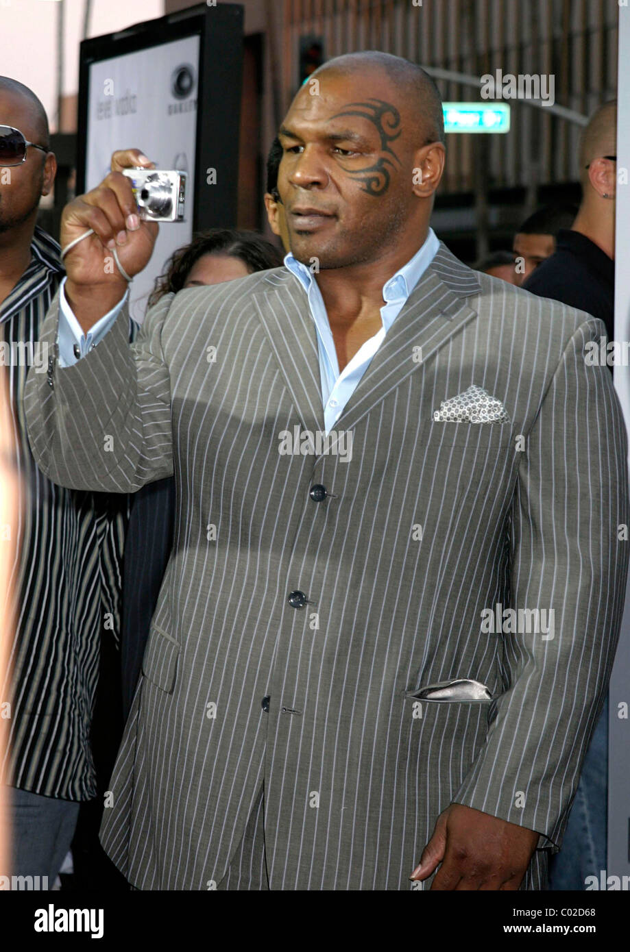 Mike Tyson at the premiere of 'Resurrecting The Champ' held at the The ...