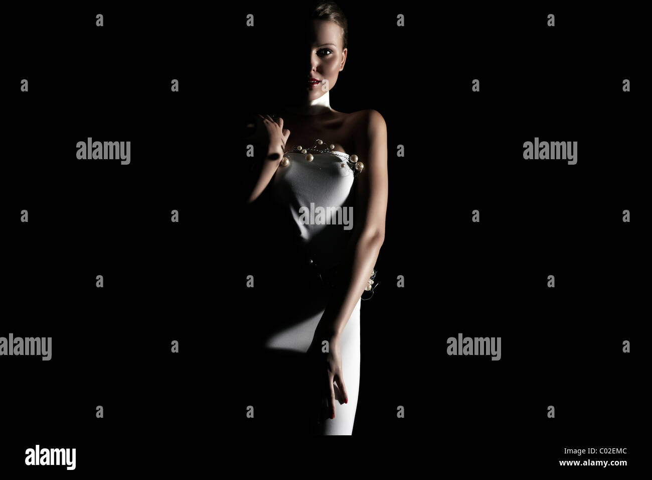 Shadowy woman skin hi-res stock photography and images - Alamy