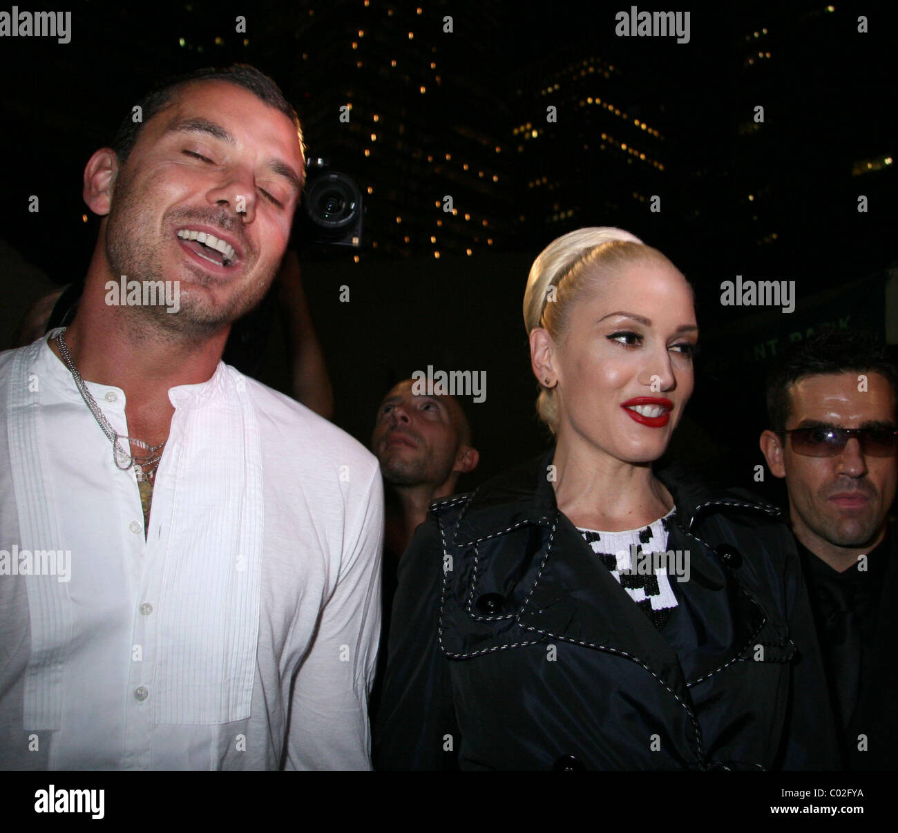 Gavin Rossdale and Gwen Stefani Mercedes-Benz Fashion Week New York ...