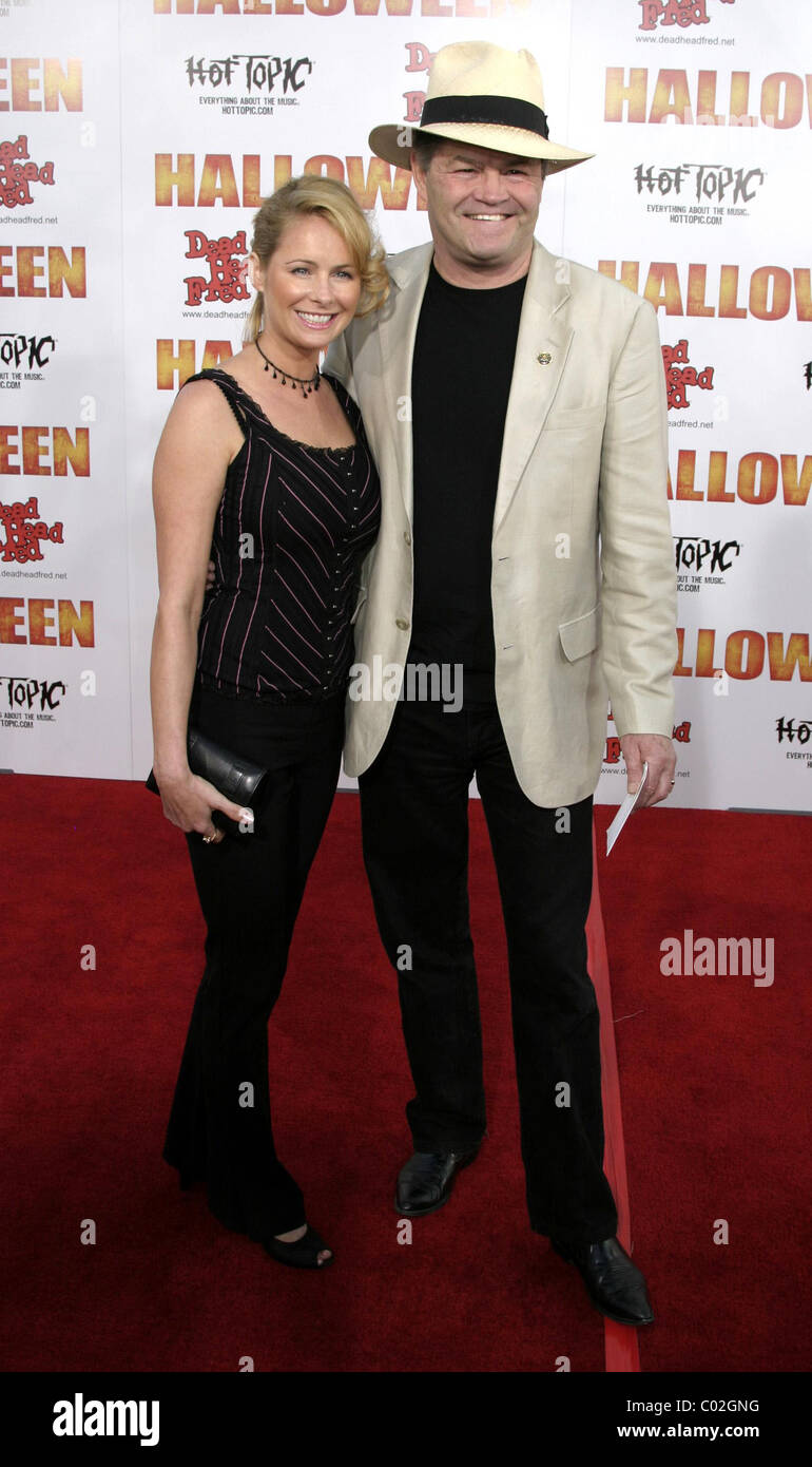 Donna Quinter and Micky Dolenz 'Halloween' premiere held at Mann's ...