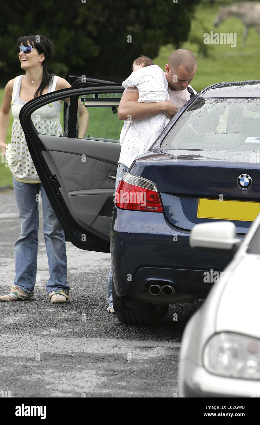 Edel Lynch and Michael Barret leaving Kinnity Castle the morning after ...