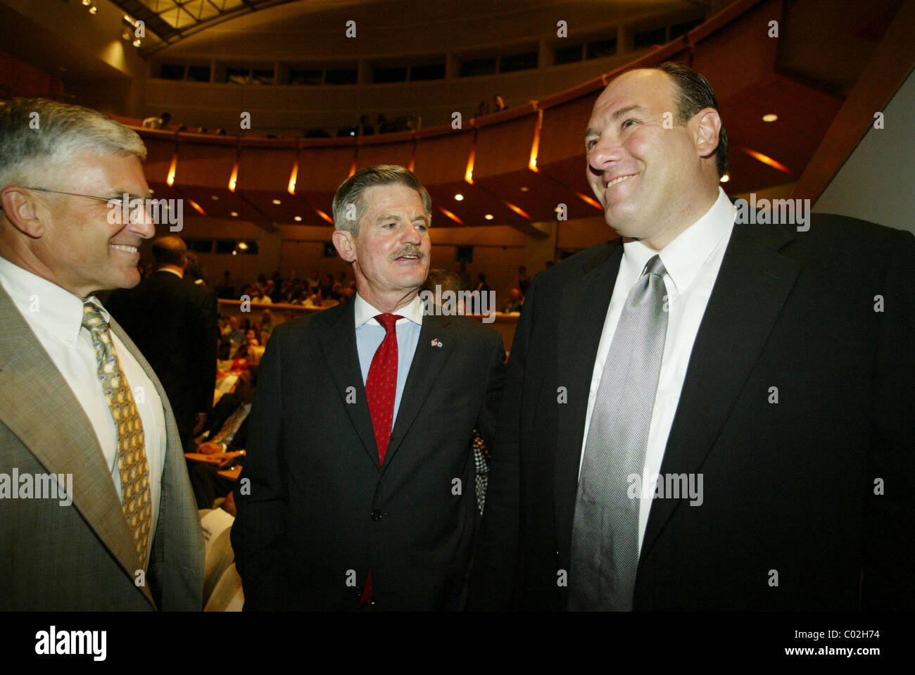 Richard Pepler and James Gandolfini The Washington DC screening of the ...