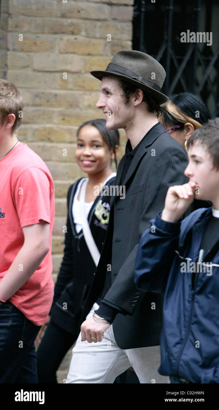 Blake Fielder storms out of a Covent Garden Hotel not looking happy and ...