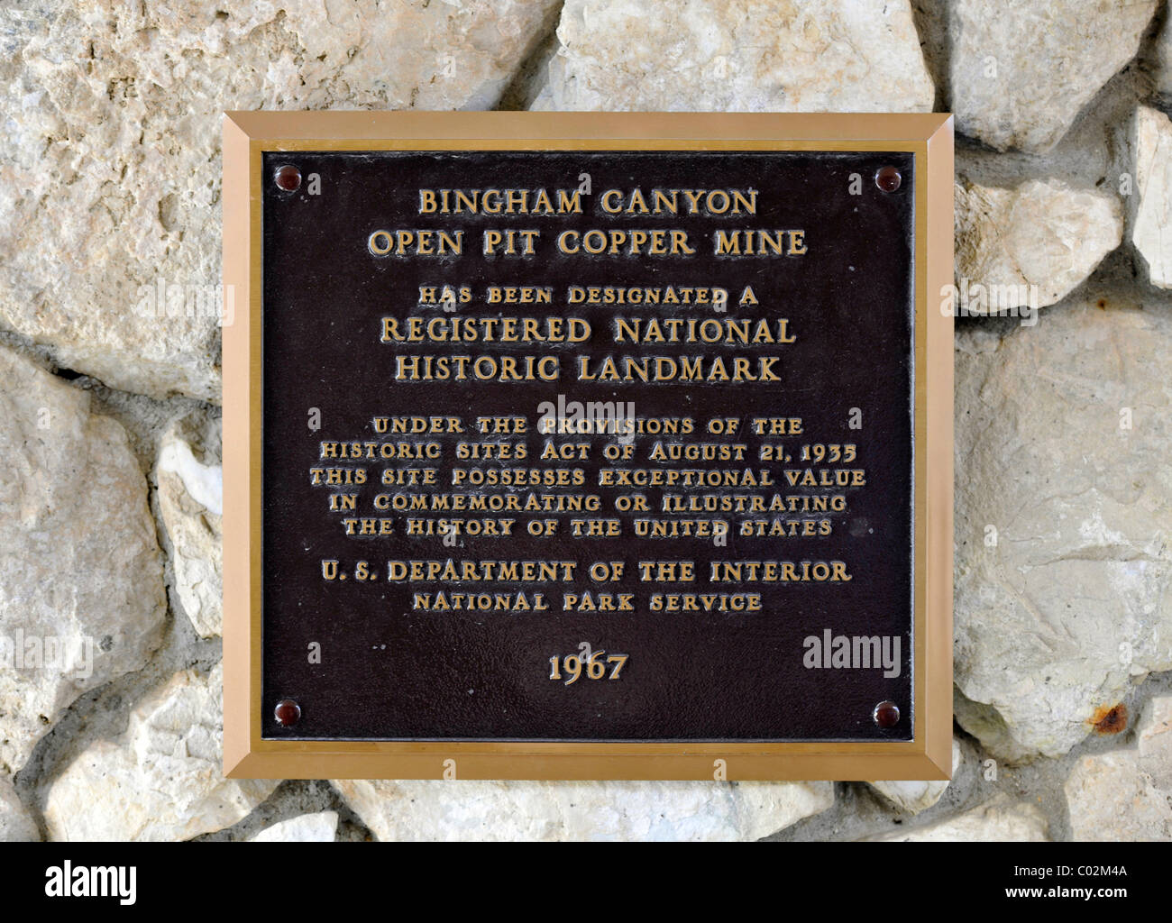 Certificate, Bingham Canyon Mine or Kennecott Copper Mine, largest man ...