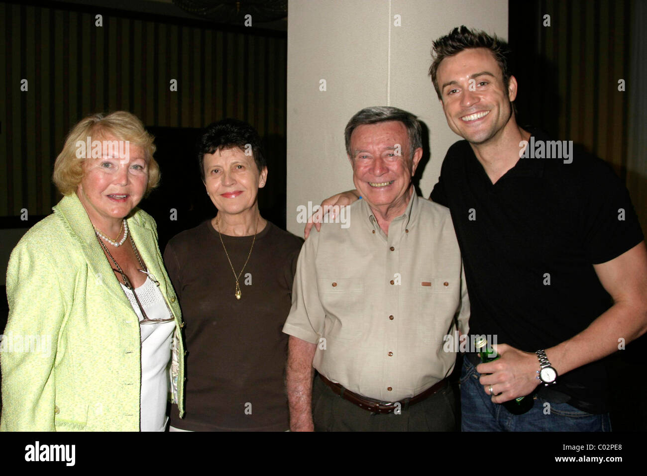 Lee Bell, with Daniel Goddard and his parents The Young and the ...
