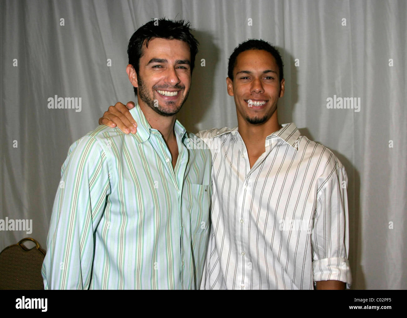 Eyal Podell and Bryton McClure The Young and the Restless fan luncheon ...